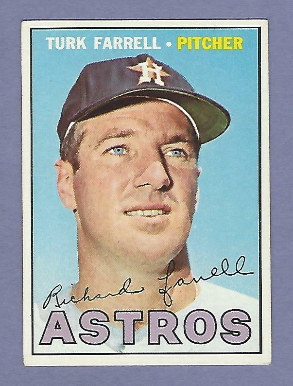 1967 Topps - #190 Turk Farrell - Houston Astros - Ex+ CENTERED | eBay