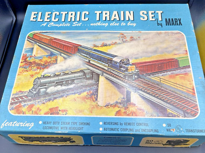 Vintage Marx Electric Train Set #666 Engine Union Pacific Tender & 6 ...