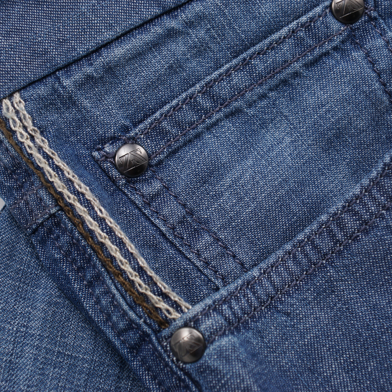Zegna Slim Fit Lightweight Ring Slub Indigo 6.5oz Denim Jeans 31 NWT ...