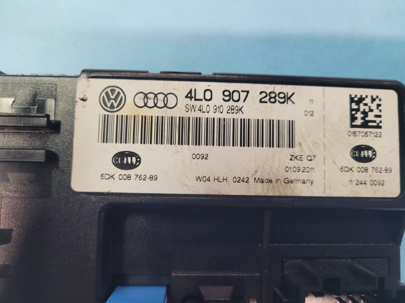 2009-2012 AUDI Q7 Comfort Body Control Module - 4l0907289 | eBay