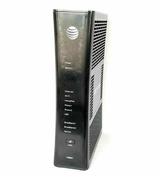 At&t U-verse Pace Gateway Modem Router 5268AC Without AC Adapter as Is ...