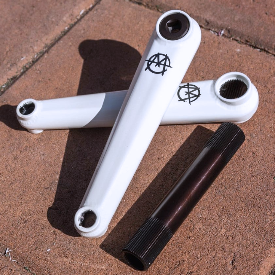 DEMOLITION BMX MARKIT BICYCLE CRANKS WHITE DENNIS ENARSON | eBay