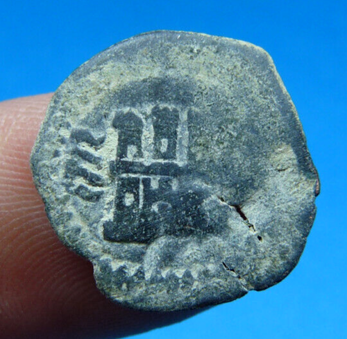 1600s PHILIP III FELIPE III 4 MARAVEDIS SPAIN PIRATE COLONIAL TIME ...