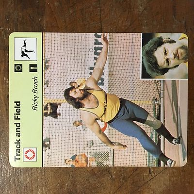 1977-79 SPORTSCASTER #46-06 RICKY BRUCH JUMBO CARD TRACK AND FIELD | eBay