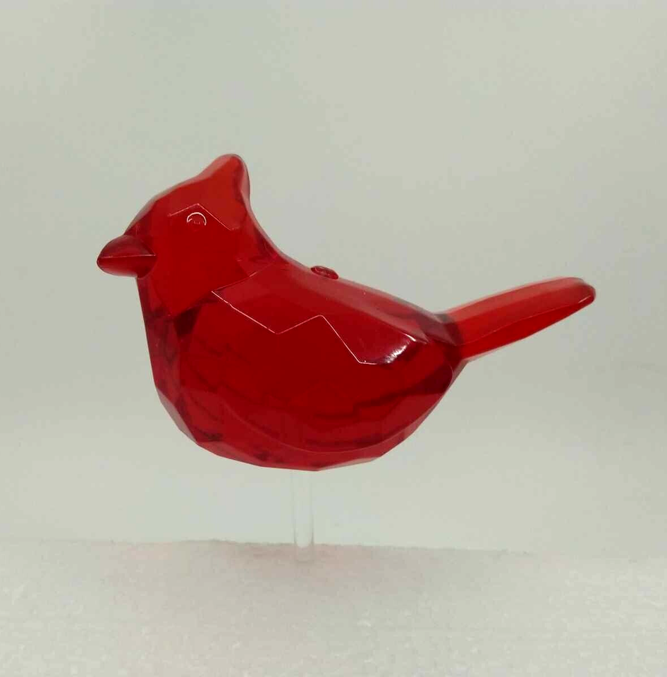Rare Ruby Red Cardinal Topper for Ceramic Christmas Tree Lights, Bulbs ...