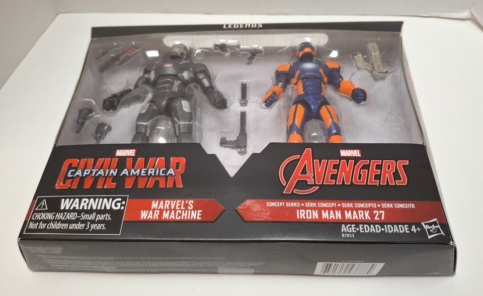 Marvel Legends War Machine & Mark 27 Iron Man 2-Pack SEALED Action ...