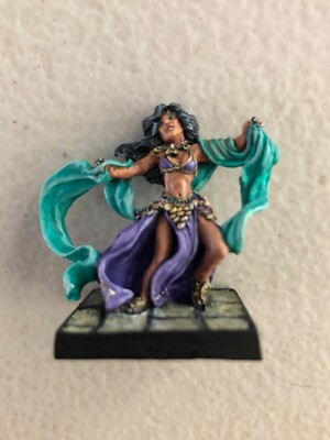 Custom Hand Painted Reaper Miniature Dancing Girl w/ Scarf by Angela ...