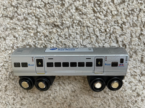 Munipals Wooden Train MTA LIRR Long Island Railroad Toy Subway New York ...