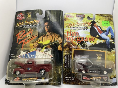 Lot of 2 Racing Champions Hot Country diecast Randy Travis & Tim Mcgraw ...