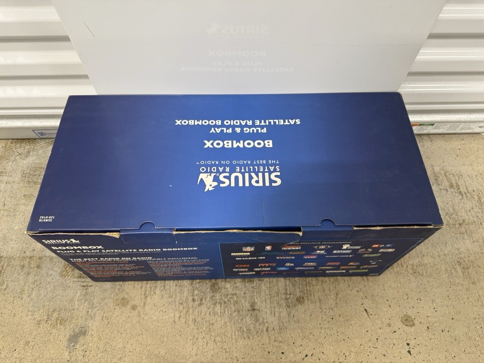 SiriusXM Satellite Radio BoomBox Brand New In Box NOS | eBay