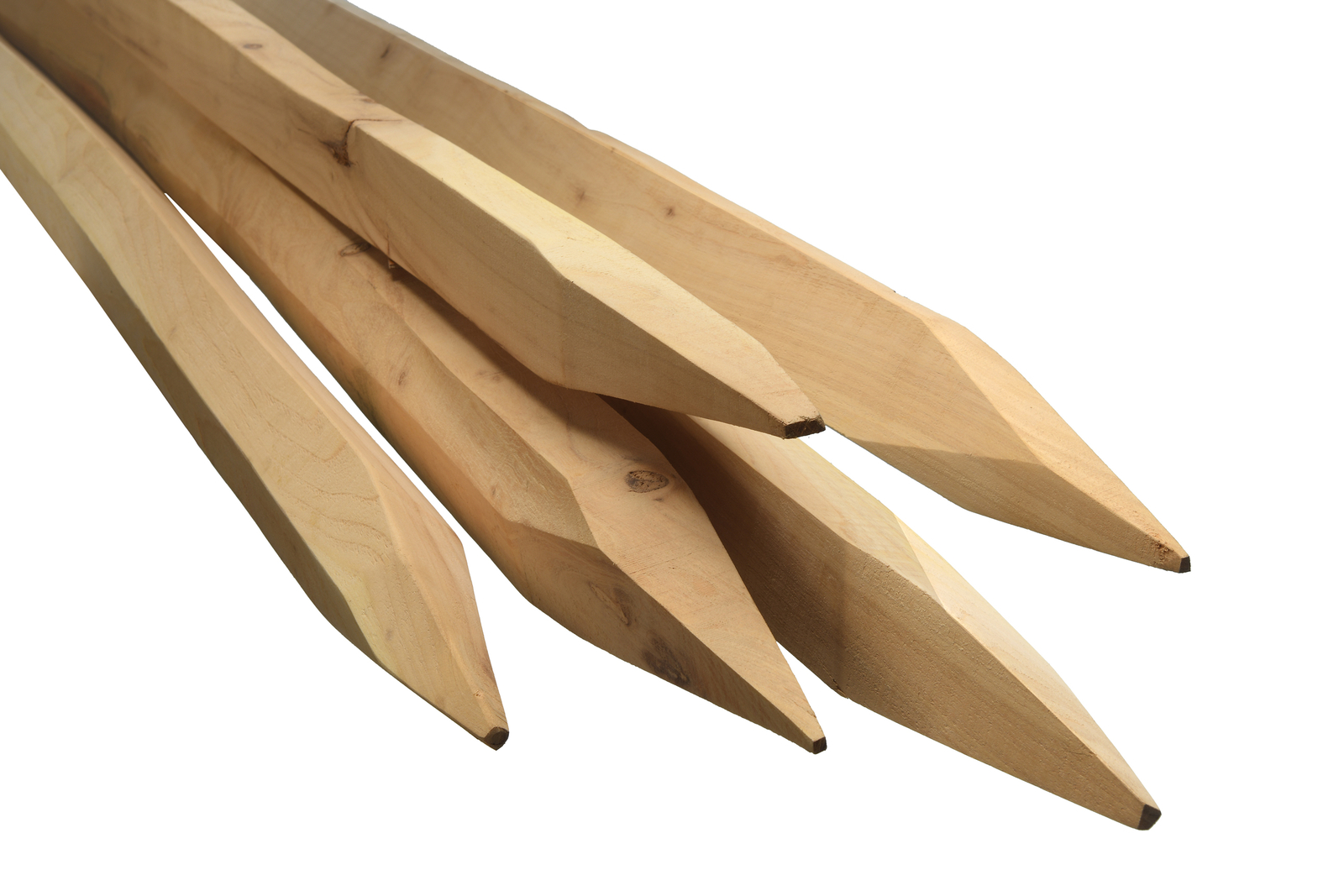 Gespaltener Holzpfosten - Akazien Pfosten Staketenzaun Pfahl Holz Zaun ...