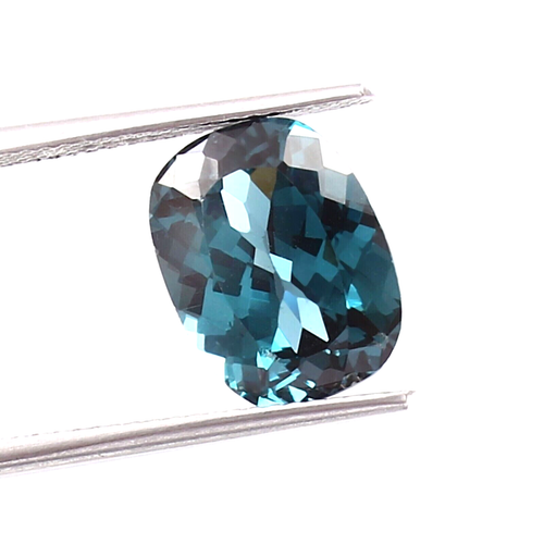 10.90Ct Natural Indicolite Blue Green Tourmaline Cushion Loose Gemstone ...