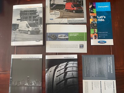 2017 Ford Transit Owners Manual Set OEM XL XLT Van Wagon 150 250 350