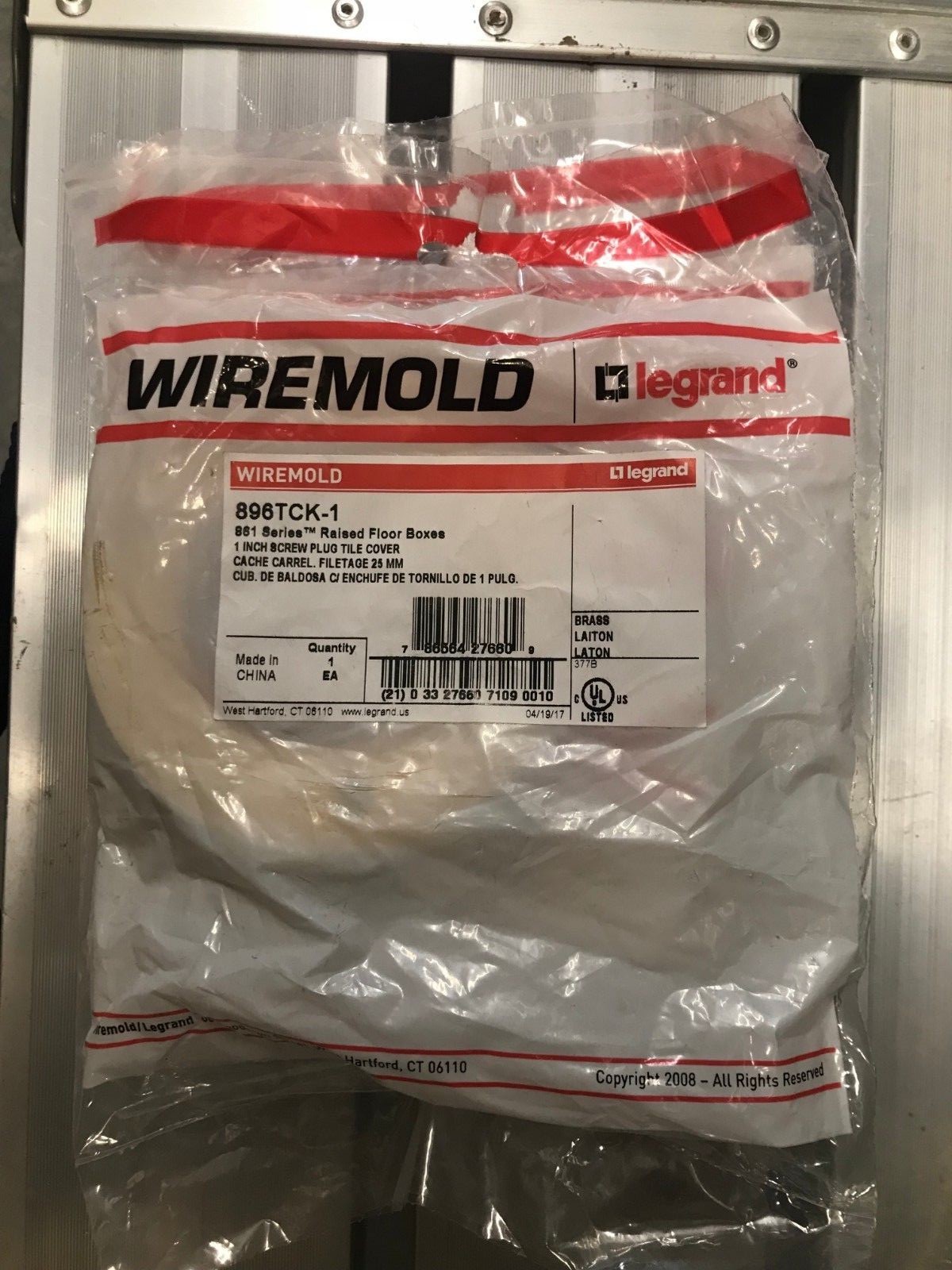 Wiremold Legrand Walker (896TCK-1) Floor Box Cover for sale online | eBay