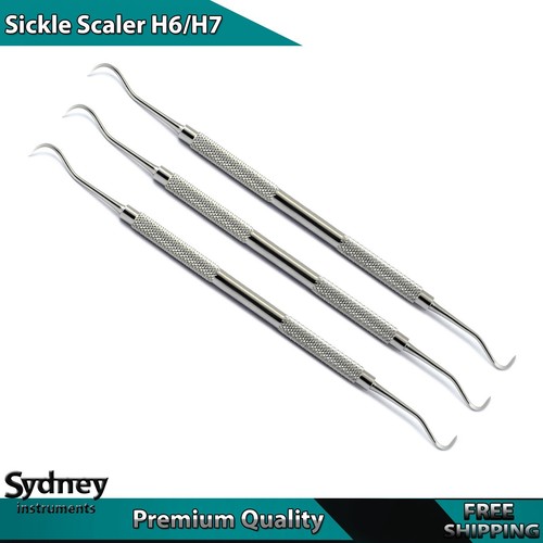 X3 Sickle Dental Sickle Scaler H6/H7 Hand Laboratory Instruments | eBay