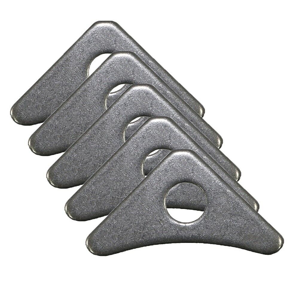 5 Pack Chassis Mounting Gusset Tabs 1/8" Thick Steel 1/2" Mounting Hole ...