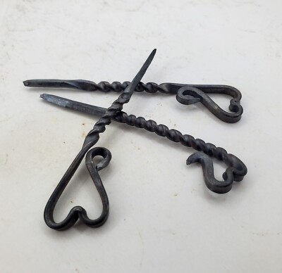 1x Hand Forged HEART Vent Touch Hole Pick Flintlock Muzzleloader Black ...