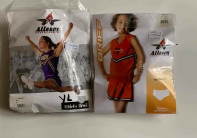 NIP Youth Adult Alleson Red Cheerleading Brief New In Package C300 (X42 ...