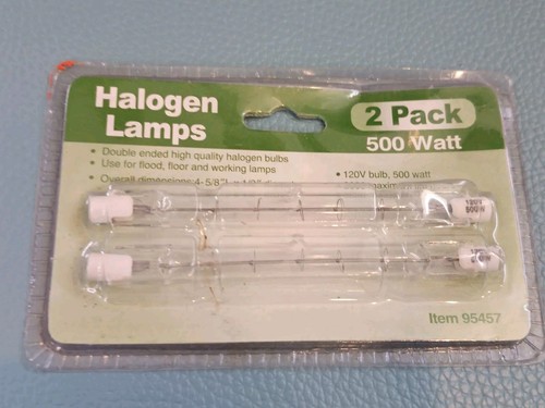 500 Watt Halogen Security Flood Light Replacement Lamp Bulbs Two Pack ...