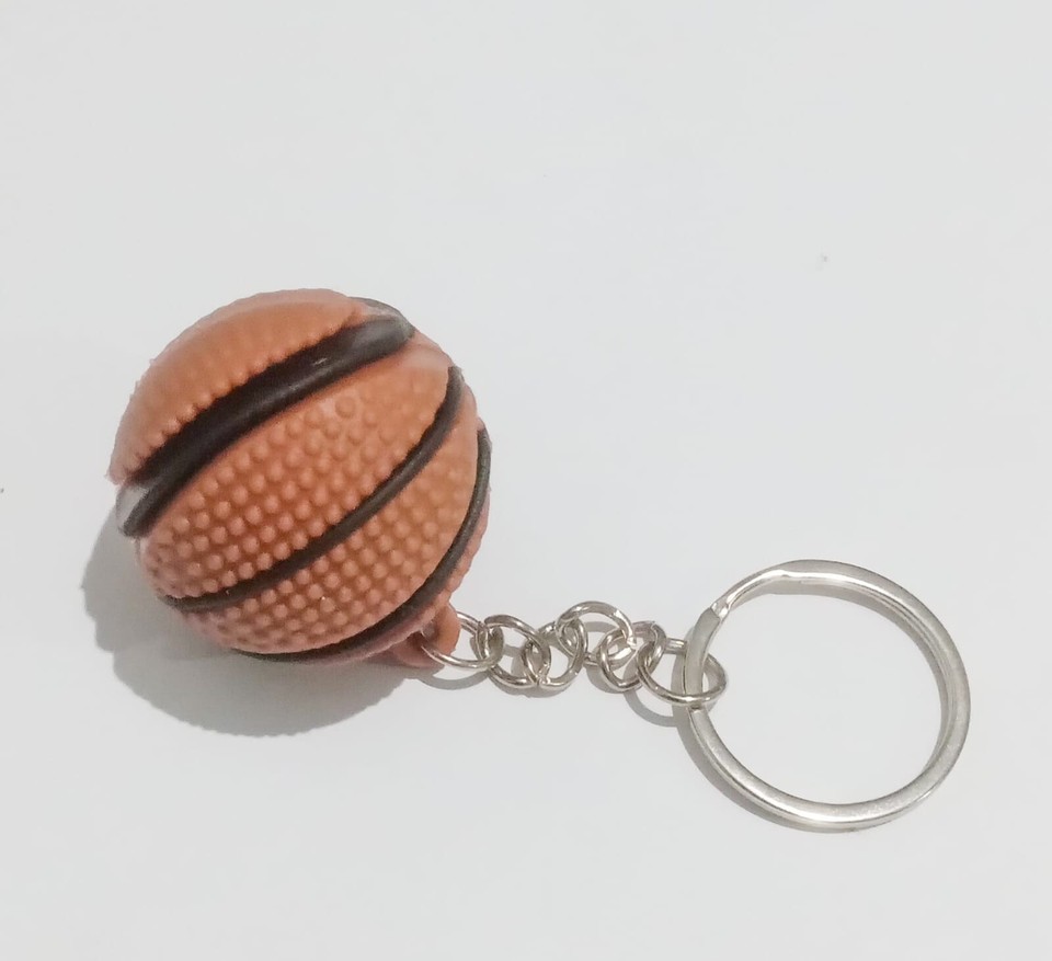 Cute Brown Ball Sports Key Chain Key Ring Pendant Key Tag New s | eBay
