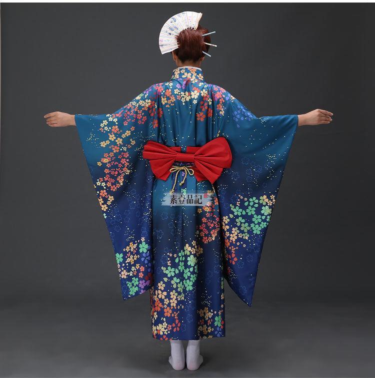 Traditional Japanese womens kimono dress Japan national costume size ...
