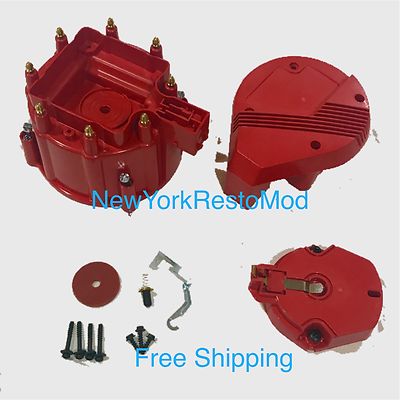 GM HEI Distributor RED cap rotor set SBC BBC 50K or 65K volt Chevy NEW ...