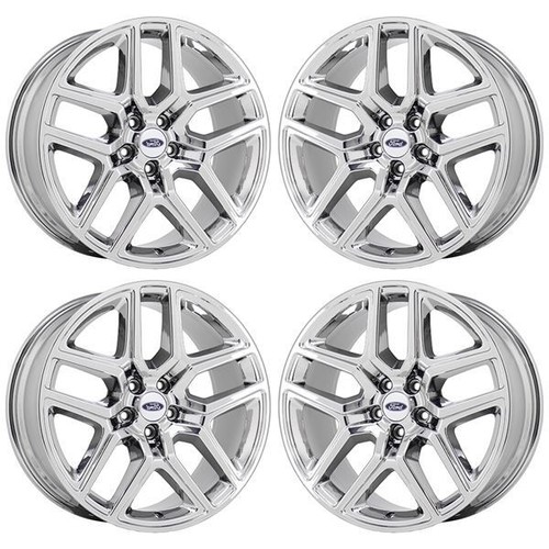 20" FORD EXPLORER PVD BRIGHT CHROME WHEELS-W RIMS FACTORY OEM 10061 ...