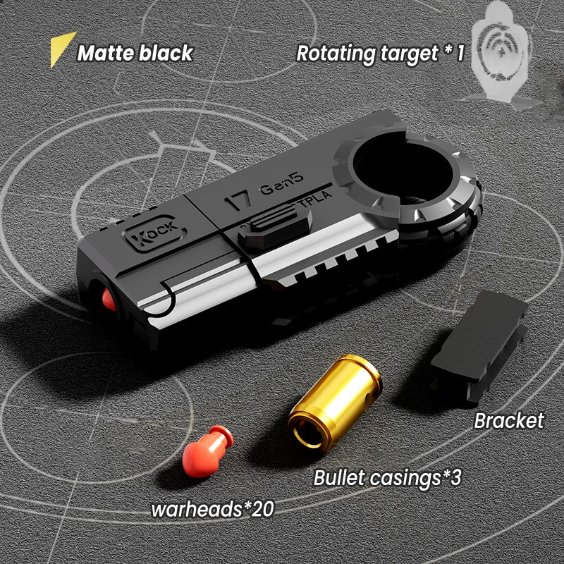 HOT Alloy Fingertip Pistol Fidget Toy for Stress Relief EDC Launcher ...