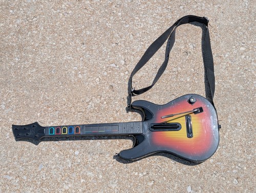 RedOctane Xbox 360 Guitar Hero World Tour Wireless Sunburst Controller ...