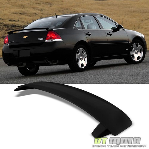 MATTE BLACK 06-13 Chevy Impala Rear Trunk Paintable ABS Spoiler Wing | eBay