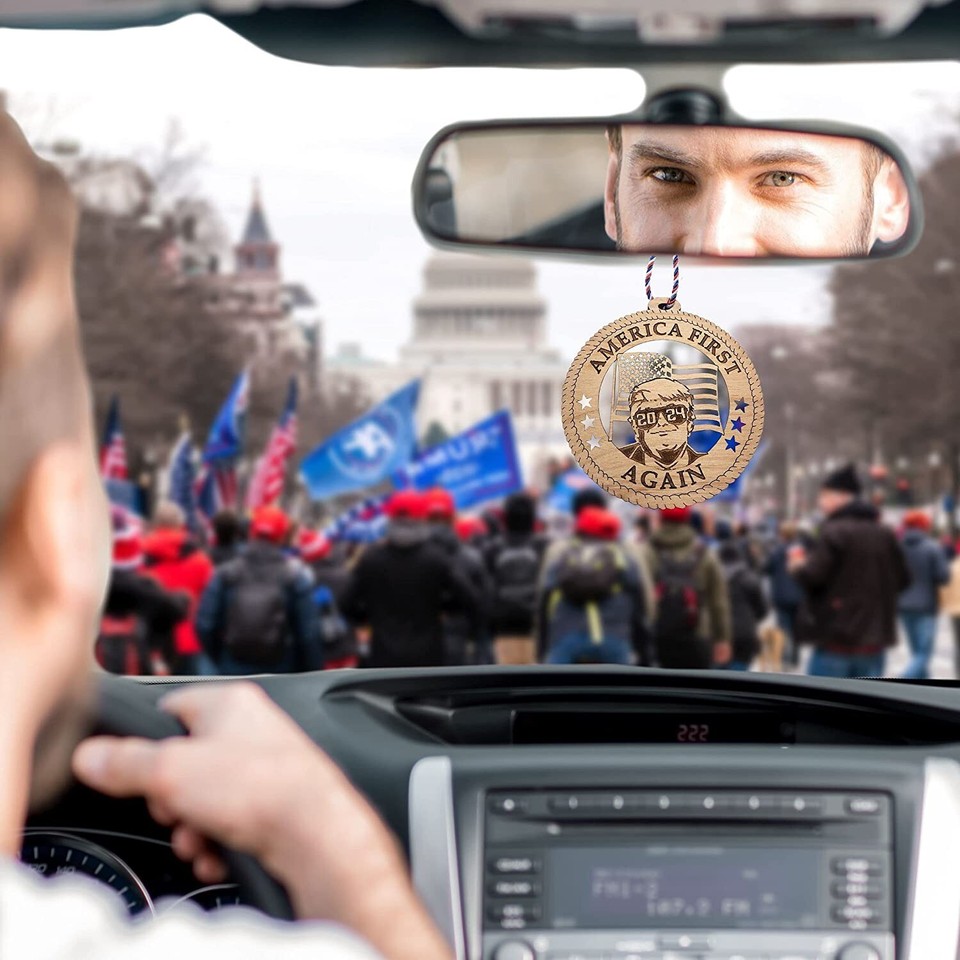 Donald Trump MAGA Christmas Ornament America First Patriotic Made in ...