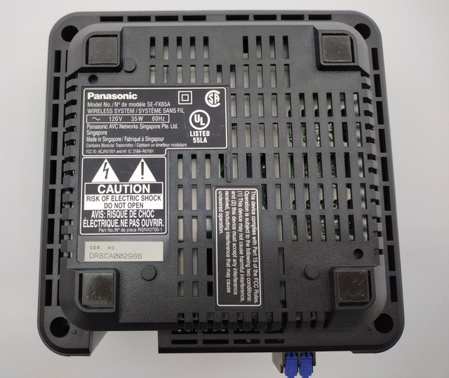Panasonic Wireless Speaker System Se-fx65a Receiver G221 for sale ...