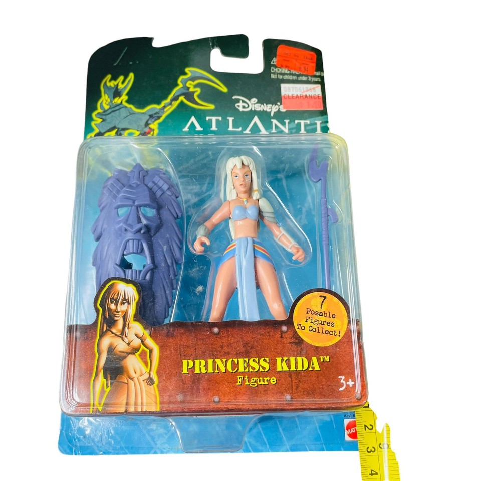 Vtg Disney Atlantis The Lost Empire Princess Kida Posable Action Figure ...