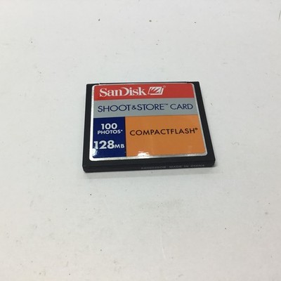 Sandisk 128MB Compact Flash 100 Photos. | eBay