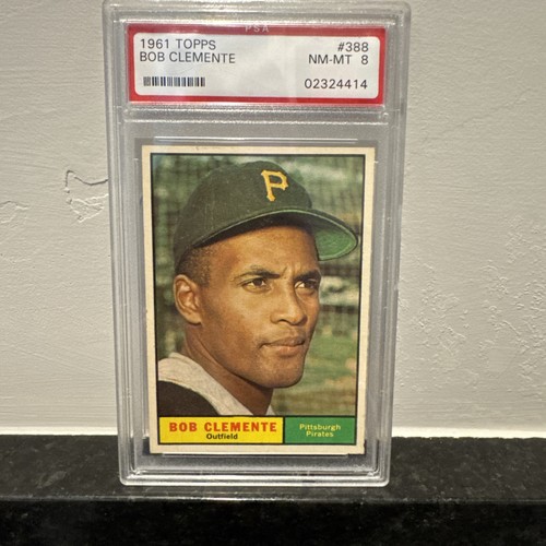 1961 Topps ROBERTO BOB CLEMENTE #388 PSA 8 | eBay