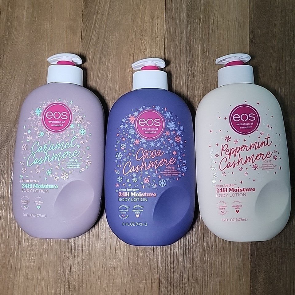 EOS Holiday 2025 3 Lotion & 3 Bost Mist Gift Set Limited Edition Hard ...