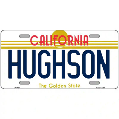 Hughson California Metal Sign | eBay