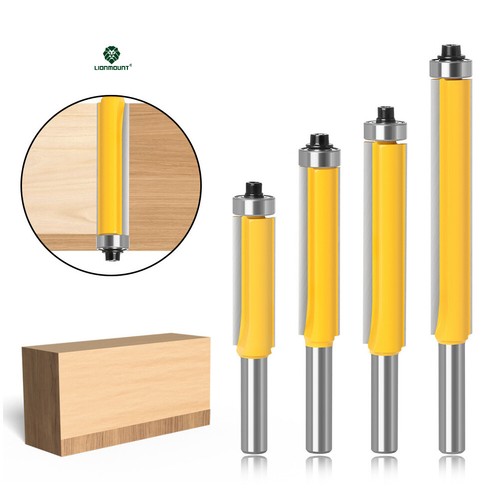 8mm Shank Flush Trim Router Bit Long Extra Straight Cutter 30/40/50/63 ...