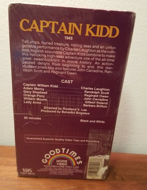 Captain Kidd (VHS) for sale online | eBay