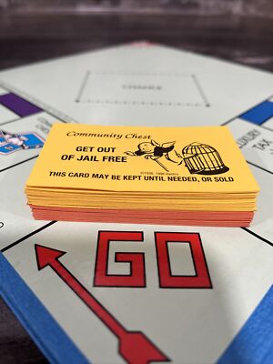 Monopoly Chance and Community Chest Cards - Complete Sets | eBay
