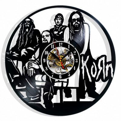 Korn Vinyl Wall Clock Records Decor Gift Birthday Holiday Home Decor ...