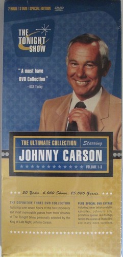 Johnny Carson The Tonight Show DVD Box Set ~ The Ultimate Collection 3 ...