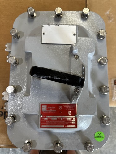 Appleton EGS 30 Amp Explosion Proof Disconnect Switch 600V 3 Phase ...