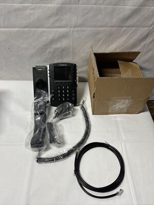 Polycom VVX 400 2201-46104-001 Business Phone POE handset with Stand | eBay