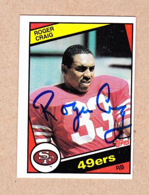 Roger Craig signed 1984 Topps Rookie card #353-San Francisco 49'ers | eBay