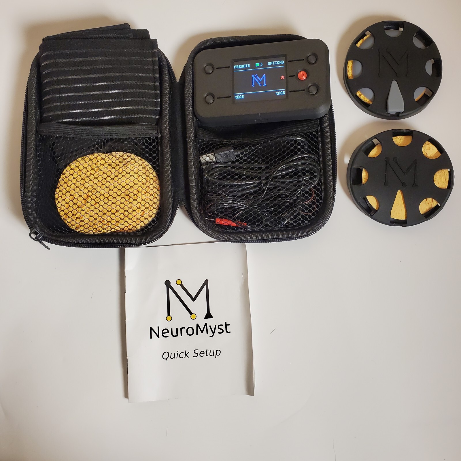 Rare NeuroMyst Pro Rechargeable tDCS 4mA Device Kit With Accessories | eBay