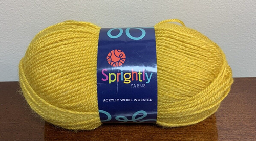 New Sprightly Yarn Acrylic Wool Skein Color Dark Purple Weight 3.5 Oz ...