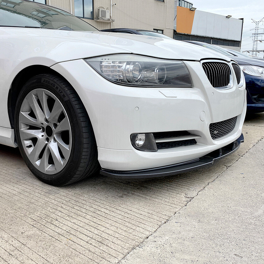 GLOSSY BALCK FRONT BUMPER BODY KIT LIP FIT 2009-2011 BMW 320i 330i E90 ...