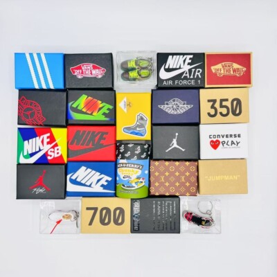 New Mini ~ SHOEBOX ~~ for collectible sneaker keychain SB MULTI-COLOR ...