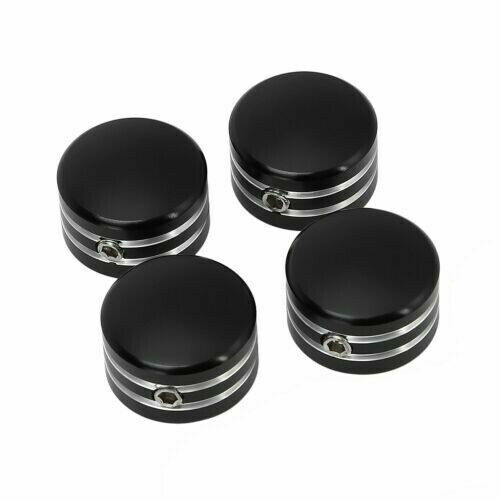 Aluminum Black Head Bolt Spark Plug Cover Fit For Harley Electra Glide ...